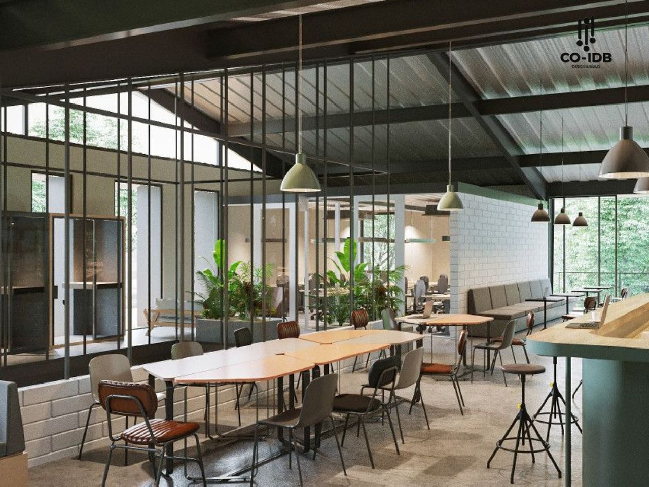 Designing a shared office to optimize costs for businesses