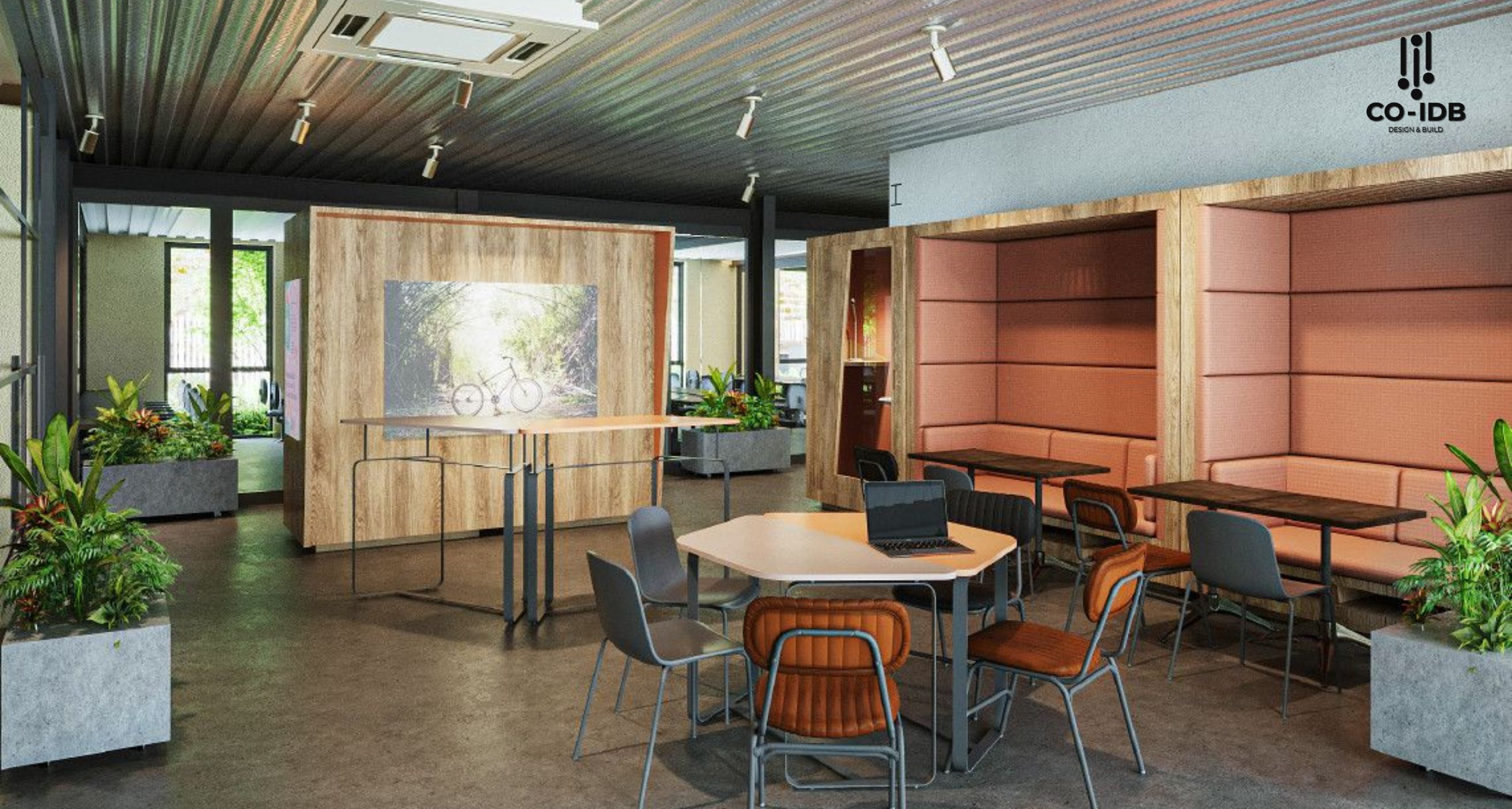 Metal Furniture in Modern Office Interior Design